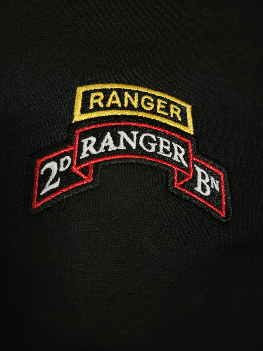 2d Ranger Bn Tab Scroll Pullover Hoodie Scroll Factory