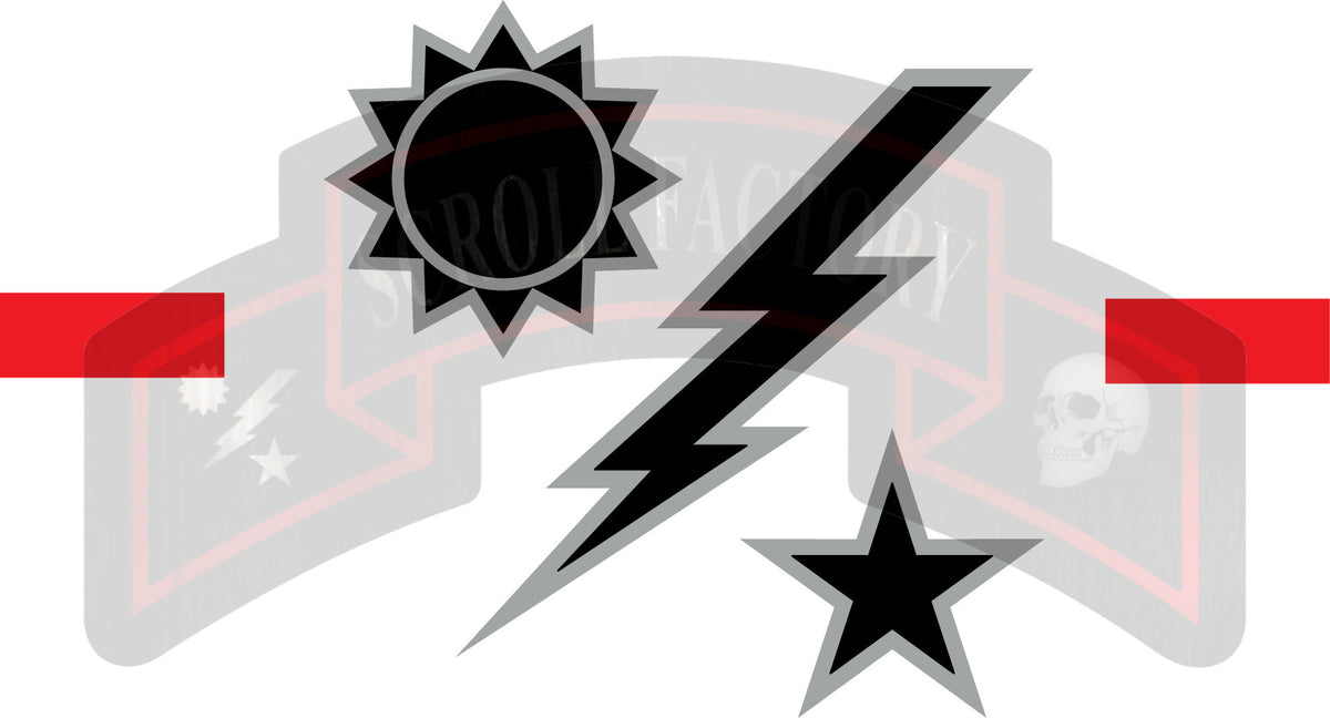 1/75 Gear – Tagged "75th Ranger Regiment tie clip" – Scroll Factory