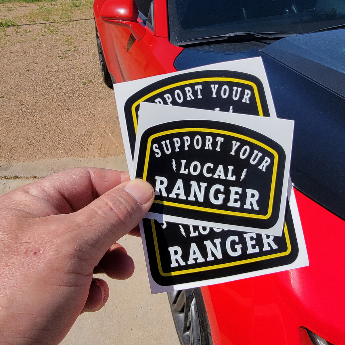 Support Your Local Ranger Sticker – Scroll Factory