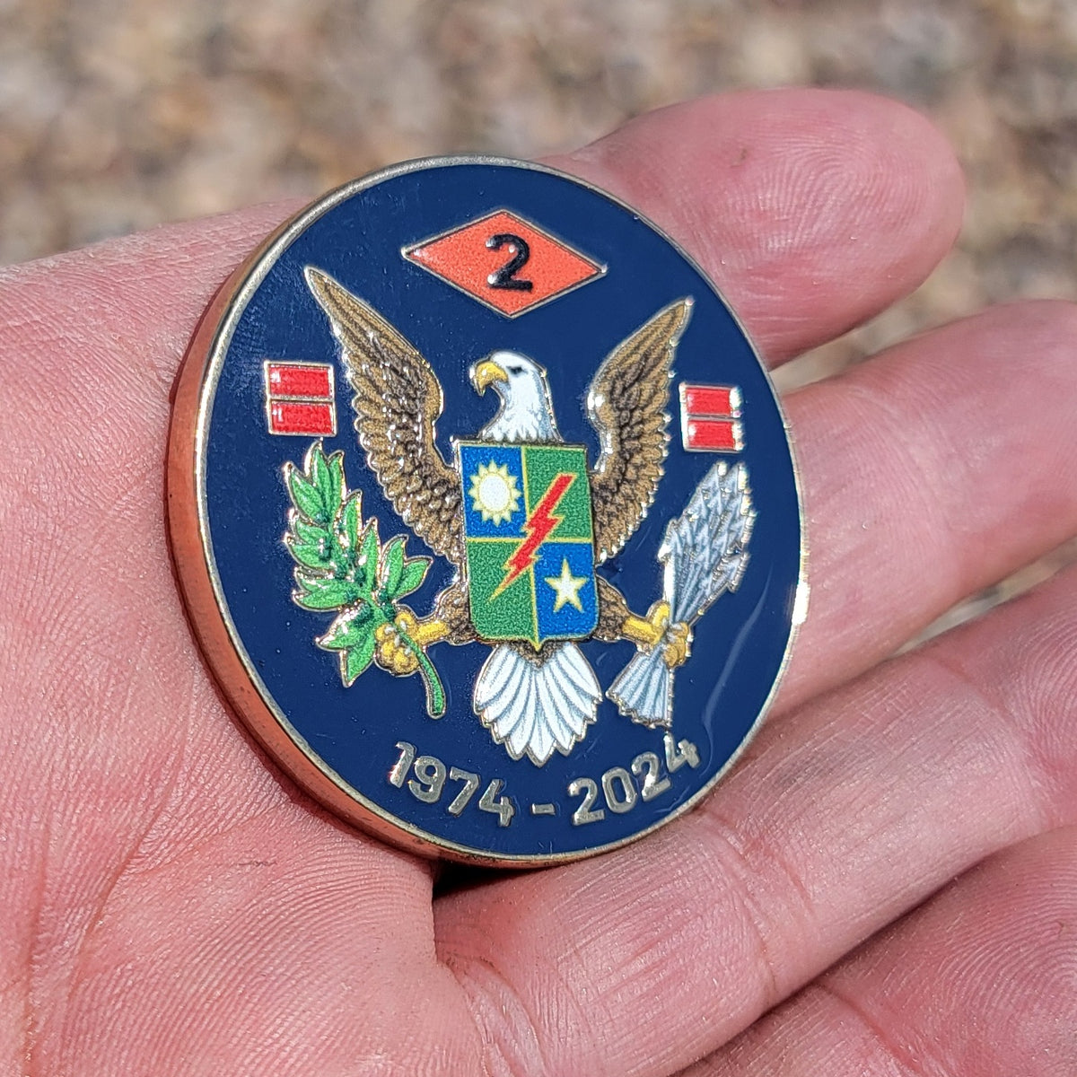 2d Ranger Bn 50th Ann Coin – Scroll Factory
