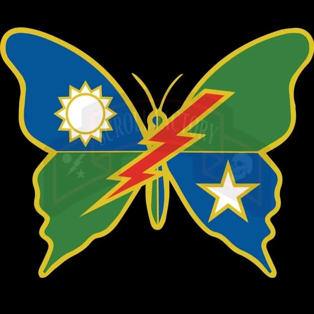 75th DUI Butterfly Sticker – Scroll Factory