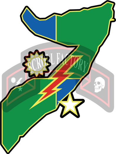 Ranger Combat Countries 75th DUI Sticker – Scroll Factory
