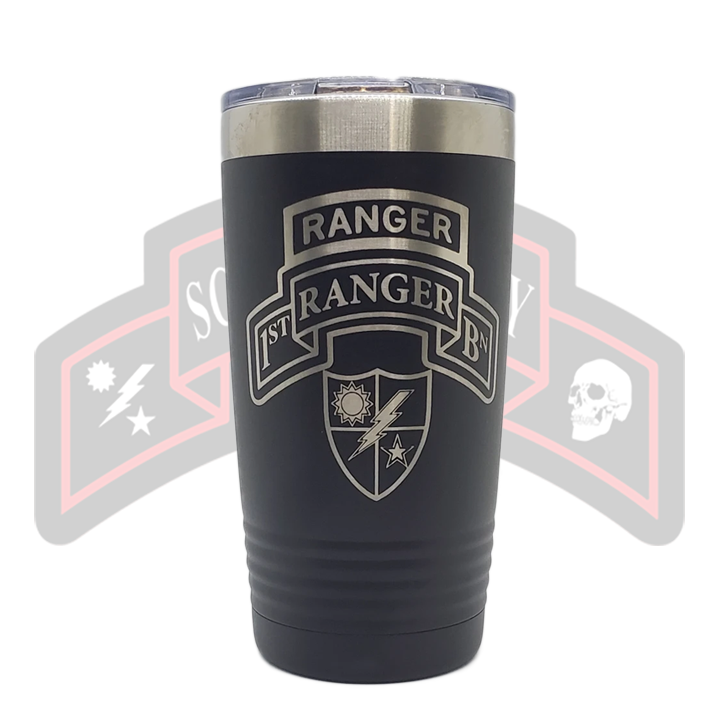 Tumbler - 1st Ranger Bn – Scroll Factory