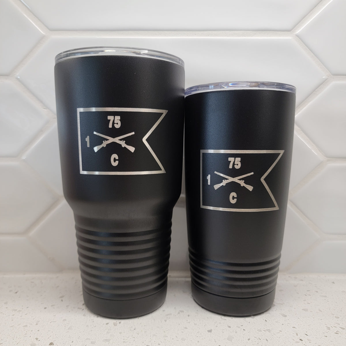 Tumbler - 1st Ranger Bn Guidon – Scroll Factory