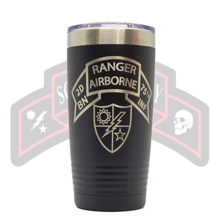 Tumbler - 2d Ranger Bn Old Scroll – Scroll Factory
