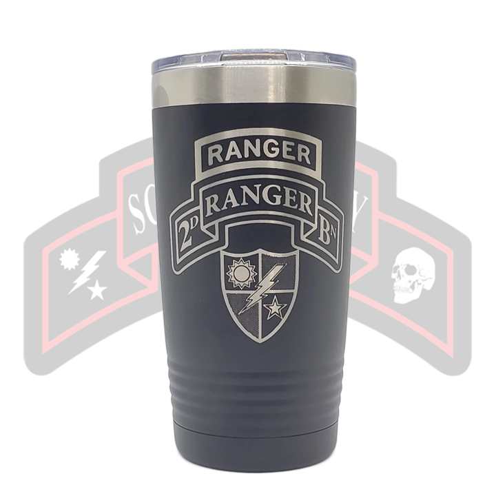 Tumbler - 2d Ranger Bn – Scroll Factory