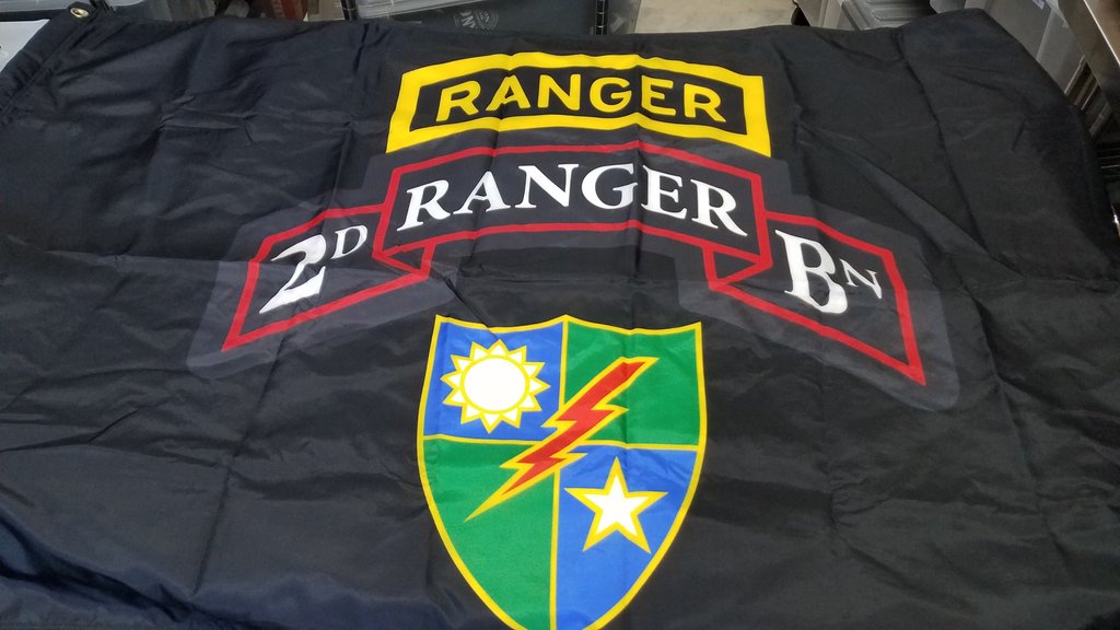 Flag - 2d Ranger Bn – Scroll Factory