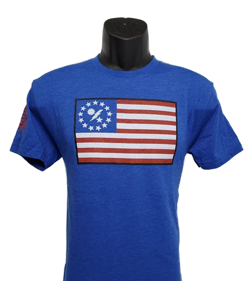 Betsy 75th DUI Outline flag shirt – Scroll Factory