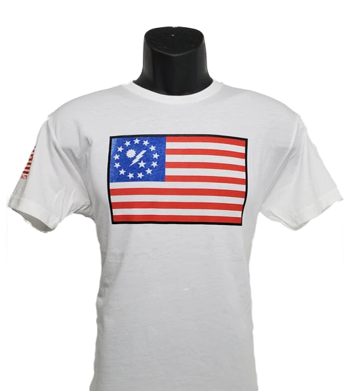 Betsy 75th DUI Outline flag shirt – Scroll Factory