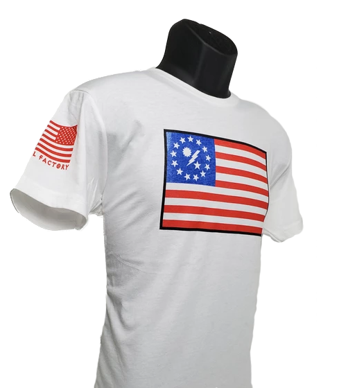 Betsy 75th DUI Outline flag shirt – Scroll Factory