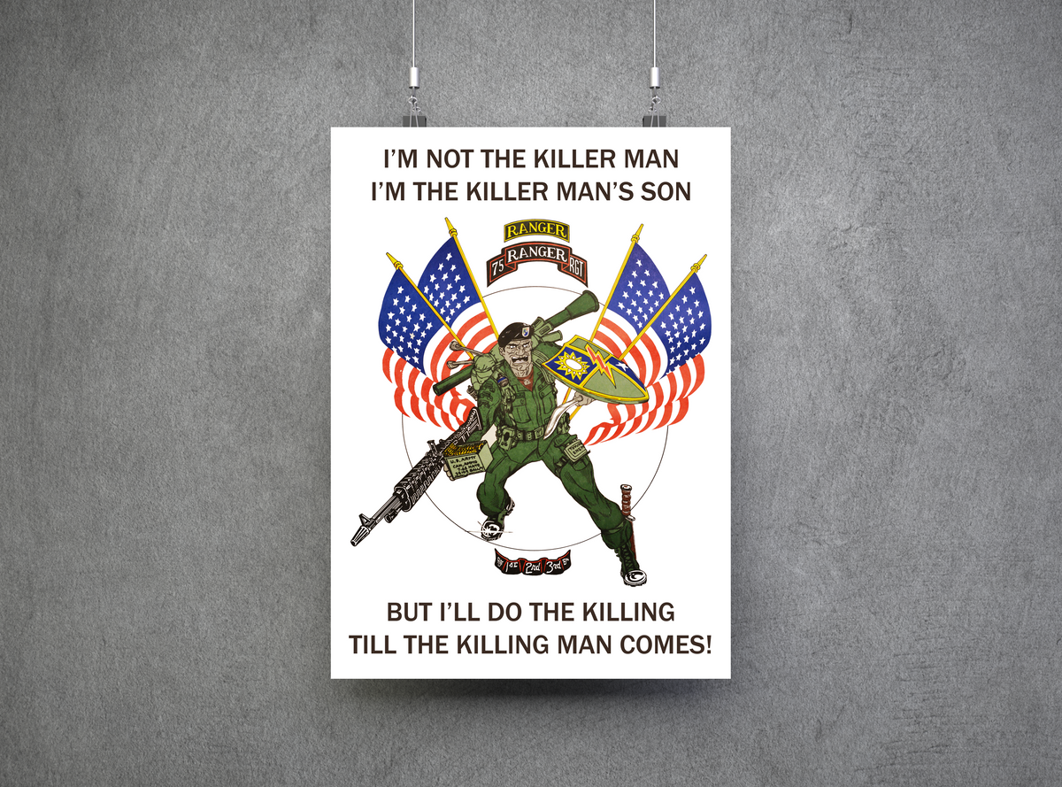 Poster - Killer Man Son – Scroll Factory