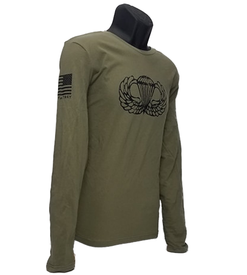 Long Sleeve - Basic Airborne Wings – Scroll Factory