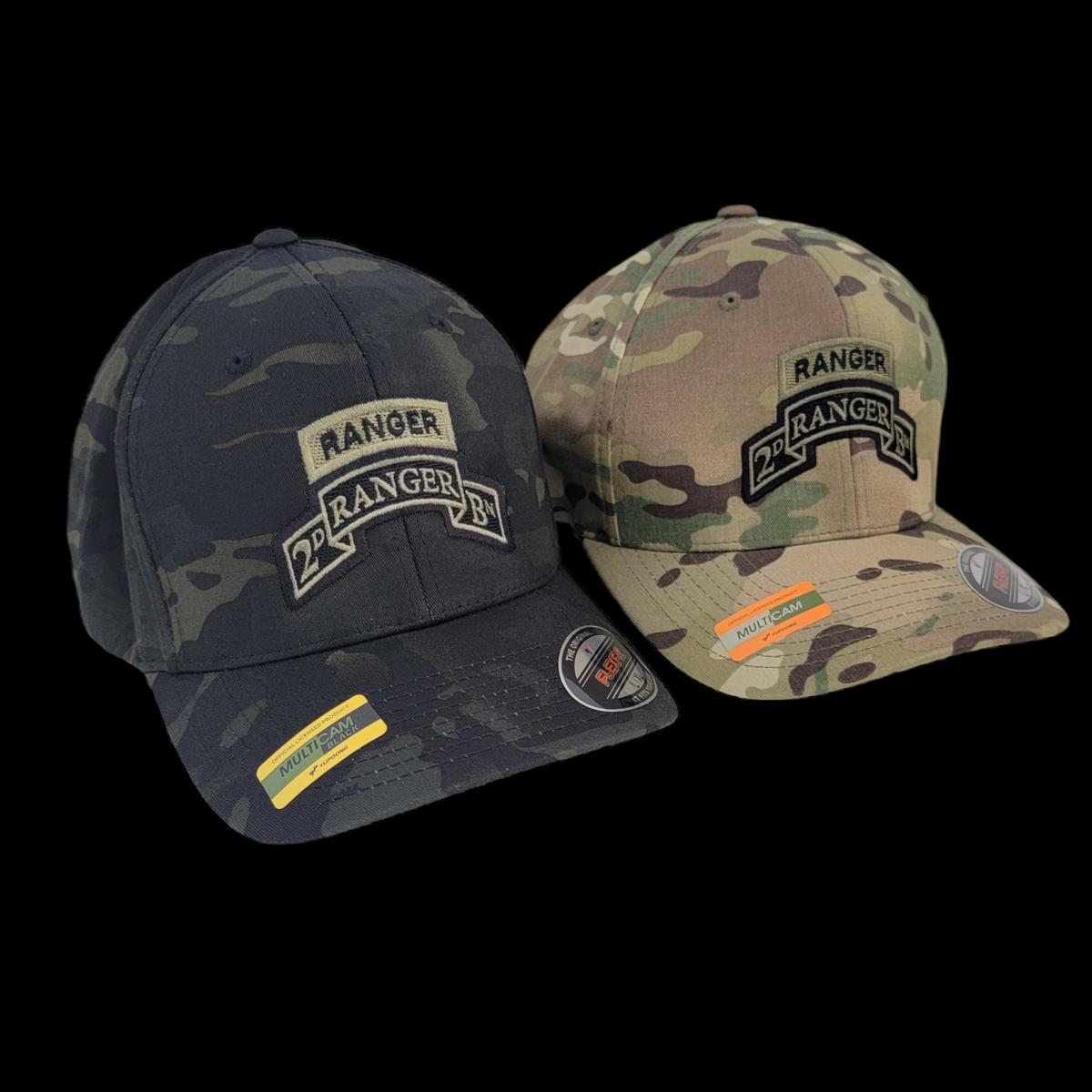 Hat - 2d Ranger Bn Tab Scroll Multicam Flexfit – Scroll Factory