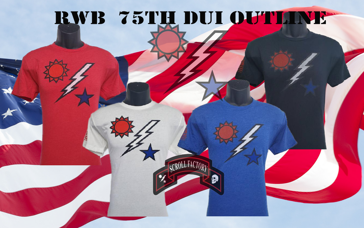 75th DUI Outline RWB – Scroll Factory